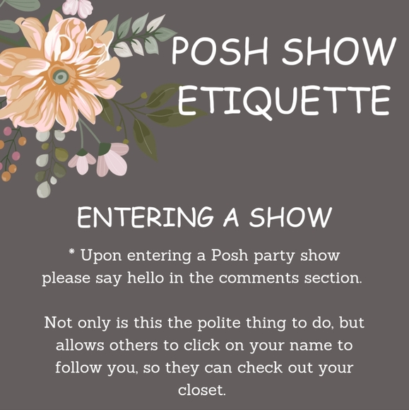 Office | Posh Show Etiquette A Guide For Attending Posh Live Shows For ...